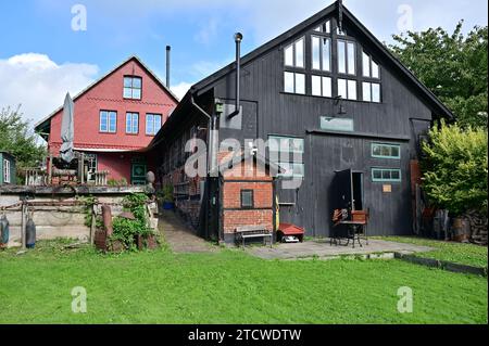 Cranz boatyard in the Altes Land, Hamburg-Cranz Stock Photo - Alamy