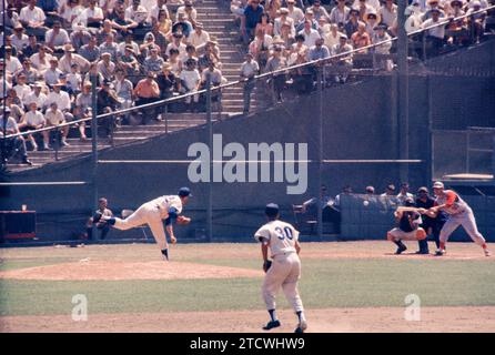 Sandy Koufax of the Los Angeles Dodgers pitched 25 minutes of batting ...