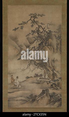 伯牙鍾子期図, Bo Ya Plays the Qin as Zhong Ziqi Listens 伯牙鍾子期図, Bo Ya Plays the Qin as Zhong Ziqi Listens