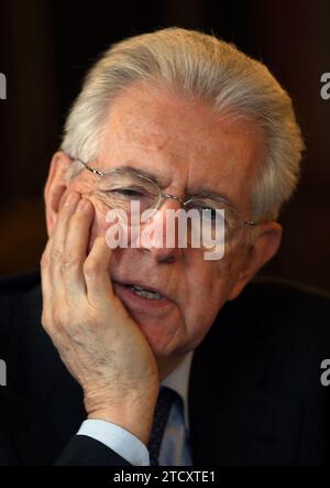 madrid, 27-2-2014.-interview with mario monti.-photo ernesto acute ...
