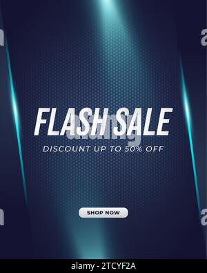 flash sale banner commercial poster Stock Vector Image & Art - Alamy