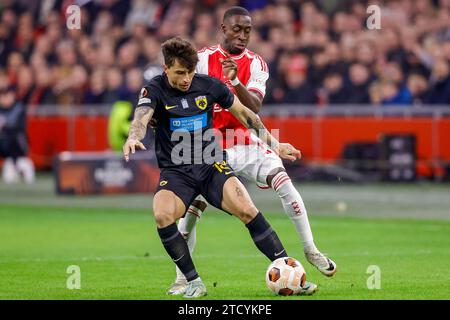 AMSTERDAM, NETHERLANDS - DECEMBER 14: Lazaros Rota (AEK Athene ...