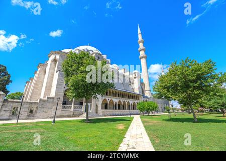 Courtyard of Suleymaniye Mosque stands as a testament to Ottoman ...