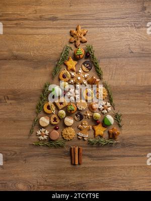 Delicious Christmas cocoa linzer cookies with raspberry jam Stock Photo ...