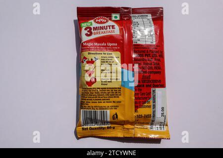 Mtr Instant Upma, Instant 3 minutes ready to eat, pour hot water.made ...