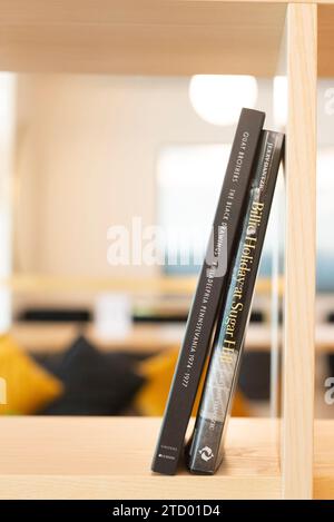 Details from a shared office space in the heart of London showing ...