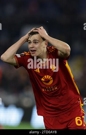 Niccolo' Pisilli (AS Roma); goal 3-0 during the UEFA Europa League 2023 ...