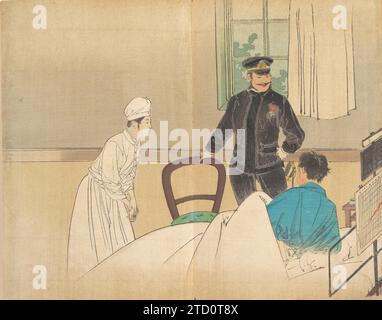 The Torpedo Officer (Suirai shikan), frontispiece illustration from the ...