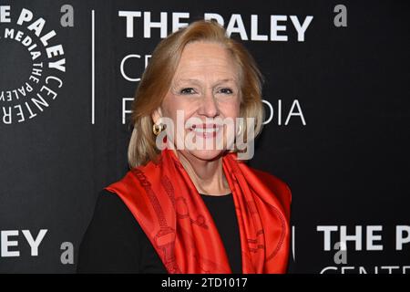 CEO of PBS Paula Kerger attends a conversation with Ken Burns at The ...
