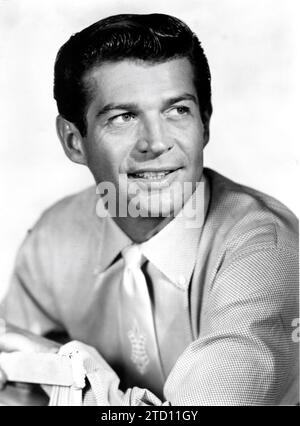 A portrait of George Nader, an American actor, taken in November 1956 ...