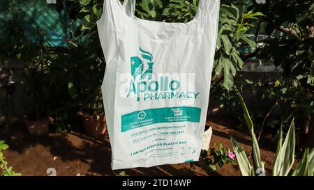 Apollo Pharmacy home delivery bag. Biodegradable Eco Friendly Plastic ...