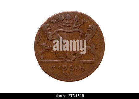 Dutch Republic One Duit Coin Stock Photo - Alamy