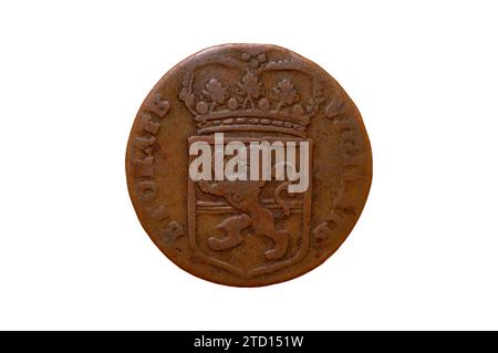 Dutch Republic One Duit Coin Stock Photo - Alamy