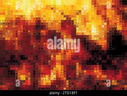 Pixel art planet surface. Space arcade 8-bit videogame location, moon ...