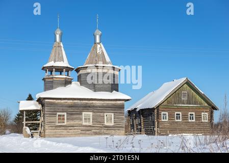 Ancient chapel of Elijah the Prophet (XVIII century) close-up on a ...
