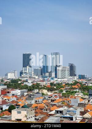 View of Surabaya Skyline, Surabaya, East Java, Indonesia Stock Photo ...