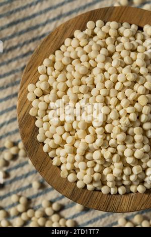 Organic Dry Large Couscous in a Bowl Stock Photo - Alamy