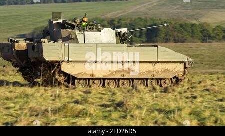 British army General Dynamics Ajax tank; (turreted, reconnaissance and ...