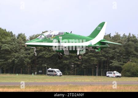 8819, a BAe Hawk 65 operated by the Saudi Hawks (or Saudi Falcons), the ...