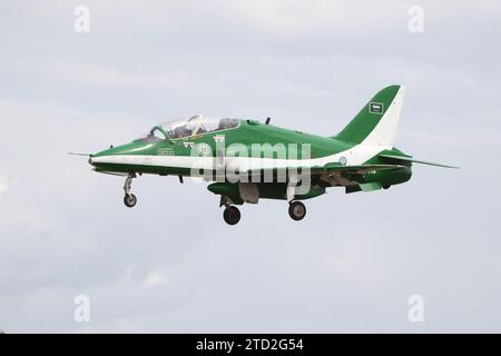 8818, a BAe Hawk 65 operated by the Saudi Hawks (or Saudi Falcons), the ...