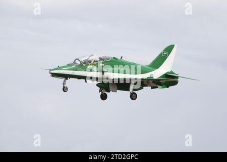 8816, a BAe Hawk 65 operated by the Saudi Hawks (or Saudi Falcons), the ...