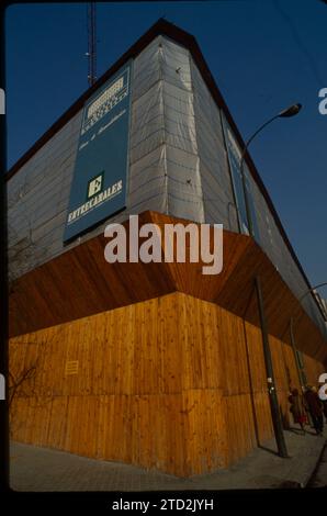 Madrid, 01/17/1991. Works in the Villahermosa palace with the aim of ...