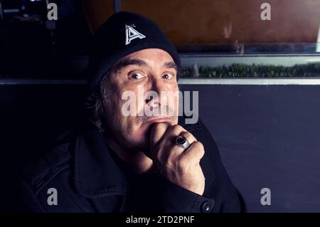 Madrid, 02/10/2017. Interview with writer and tattoo artist Jonathan ...