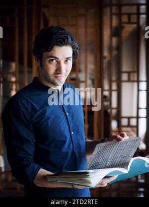Madrid, January 8, 2014. Interview with David Afkham, conductor of One ...