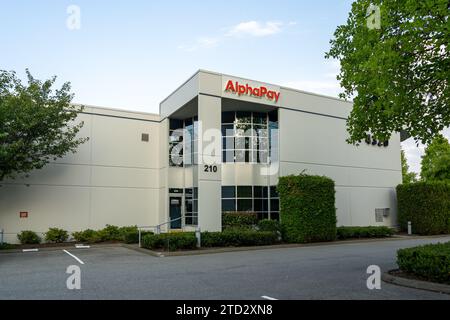 AlphaPay headquarters at 4320 Viking Way, Richmond, BC, Canada, on July 7, 2023 Stock Photo - Alamy