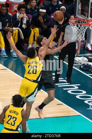 Indiana Pacers guard Ben Sheppard (26) poses for a photo during the NBA ...