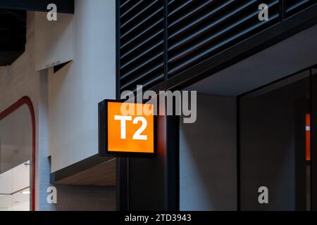 Melbourne, Australia: 12-5-2023: T2 Tea Sign Stock Photo - Alamy