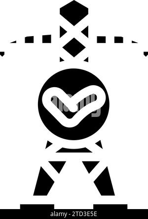 reliability electric grid glyph icon vector illustration Stock Vector ...