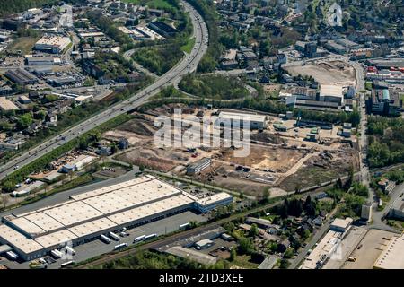 Construction site and assembly work for the new construction of the ...