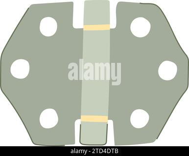 equipment door hinge cartoon vector illustration Stock Vector Image ...