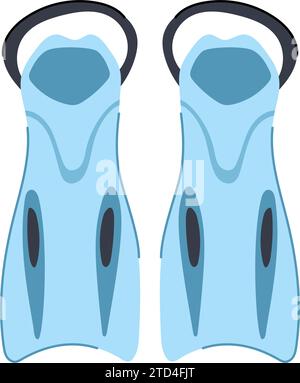 aquatics flippers cartoon vector illustration Stock Vector Image & Art ...