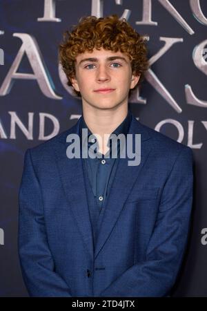 London, UK. December 16th, 2023. Leah Sava Jeffries, Walker Scobell and ...