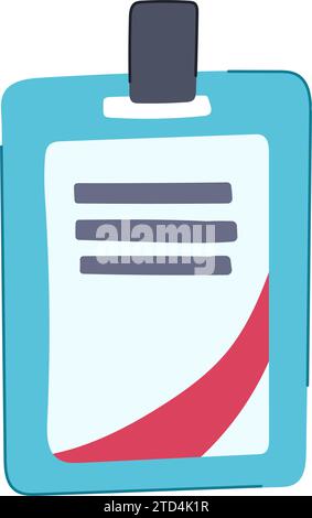 entity id card cartoon vector illustration Stock Vector Image & Art - Alamy