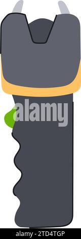 machine taser gun cartoon vector illustration Stock Vector Image & Art ...