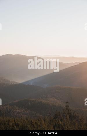 A valley in the Beskydy Mountains in the Czech Republic Stock Photo - Alamy
