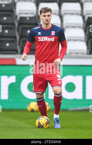 Rav van den Berg of Middlesbrough during the Sky Bet Championship match ...