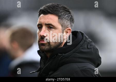 Alan Sheehan caretaker manager of Swansea City claps fans at full time ...