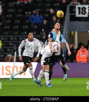 Chris Forino-Joseph of Wycombe Wanderers celebrates with Jason McCarthy ...