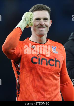 Crystal Palace goalkeeper Dean Henderson in the pregame warmup session ...