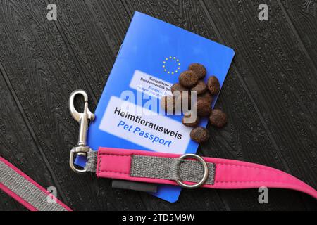 EU pet ID card with the inscription "Pet ID card and Federal Republic ...
