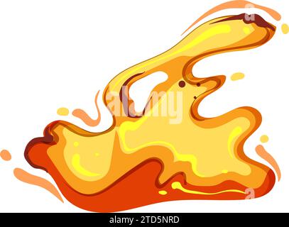 motion lava splash cartoon vector illustration Stock Vector Image & Art ...