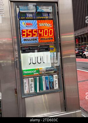 Juul electronic cigarette advertising on the side of the sidewalk ...