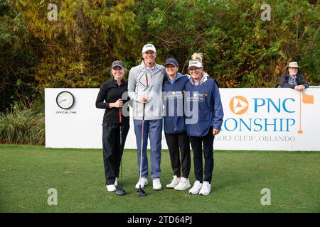 December 15, 2023: Steve Stricker, Izzy Stricker, and family during the ...