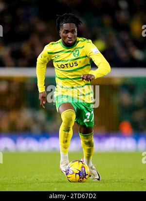 Norwich City's Jonathan Rowe during the Sky Bet Championship match at ...