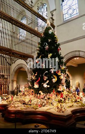 A Christmas Tree and Neapolitan Baroque Creche are on display at the ...