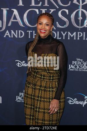 Ayo Davis attends the UK Premiere of "Percy Jackson and the Olympians ...
